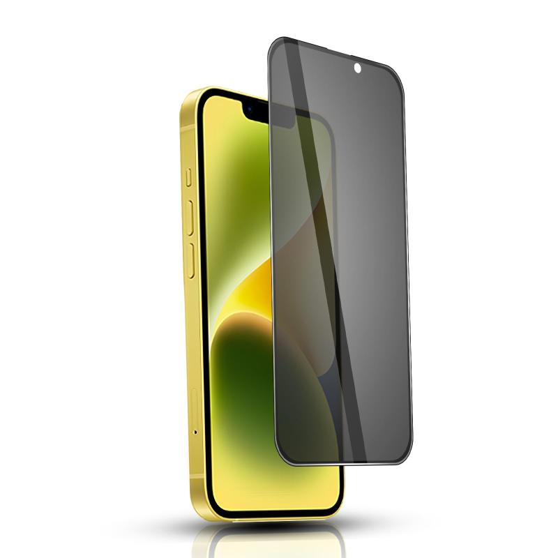 JACRON 360度 覗き見防止フィルム iphone13miniガラスフィルム 「プライバシー保護」iphone13ミニ 保護フィルム 日本旭硝子素材製 硬度9H 衝撃吸収 指紋付着防止【対応機種】iphone13mini ガラスフィル...