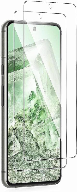 【2枚セット】適用 google Pixel8 ガラスフィルム 適用 Google Pixel 8 5G フィルム 強化ガラス 指紋認証対応 日本素材製 液晶保護フィルム 画面保護 ガラスカバー 極薄0.33mm 高透過率 耐指紋 撥油性 ...