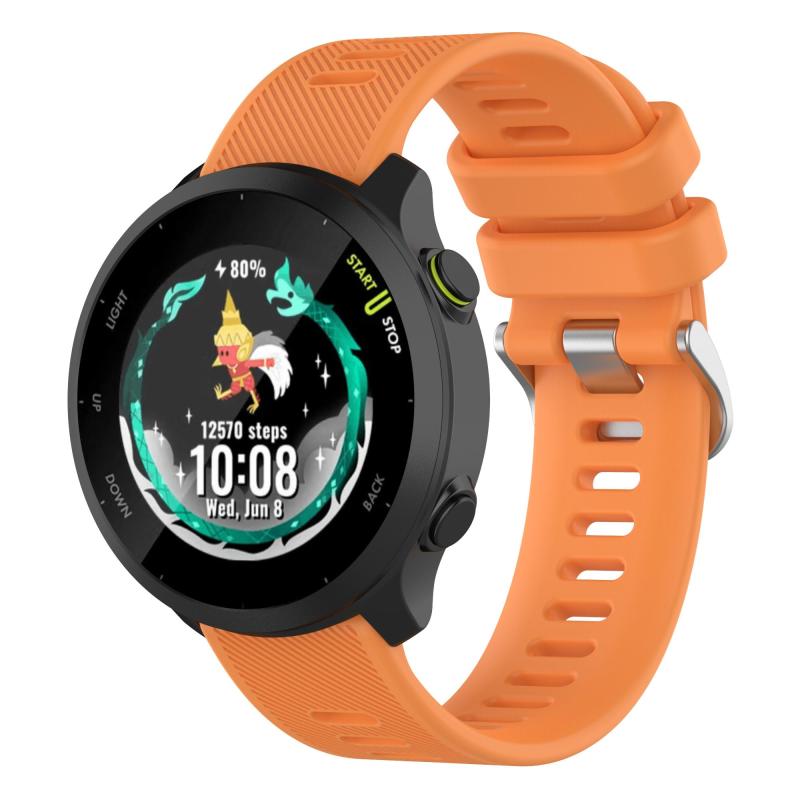 ガーミン20mm 腕時計バンド 対応 Venu Sq/2 Plus,Forerunner 245 /645/22/158,vivomove /3/luxe/hrバンド ベルト 柔軟なシリコン 調節可能 通気性ベルト 軽量 Garmin Ve...