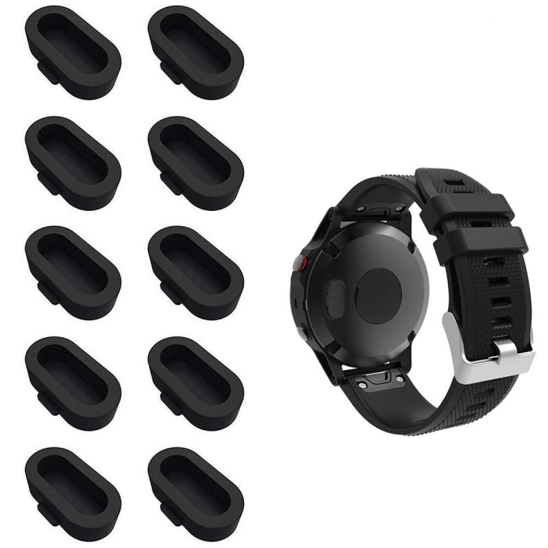 XIHAMA For ガーミン Garmin Fenix5 / Fenix6 / 5S / 6S / 5X / 6X / Fenix7 / 7S / 7X 防塵プラグ 充電ポート保護 シリコーン製 プロテクター10個あり対応機種：Garmi...