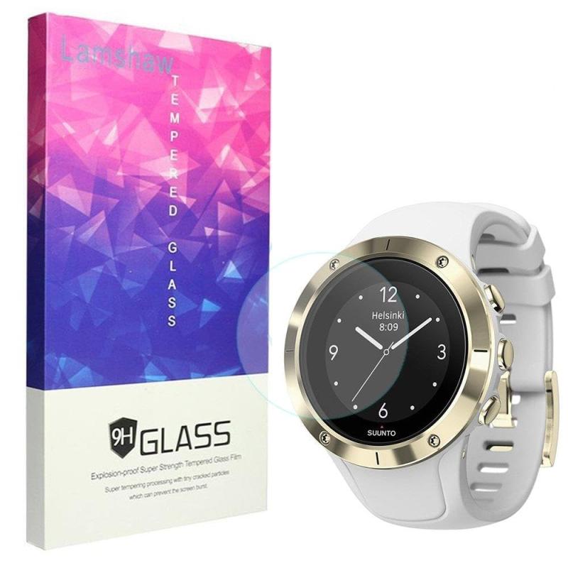 SUUNTO スパルタン Trainer リスト保護フィルム, Lamshaw 9H ガラスフィルム カバー 対応 SUUNTO(スント) Spartan Trainer Wrist HR対応機種 : SUUNTO(スント) Spartan...