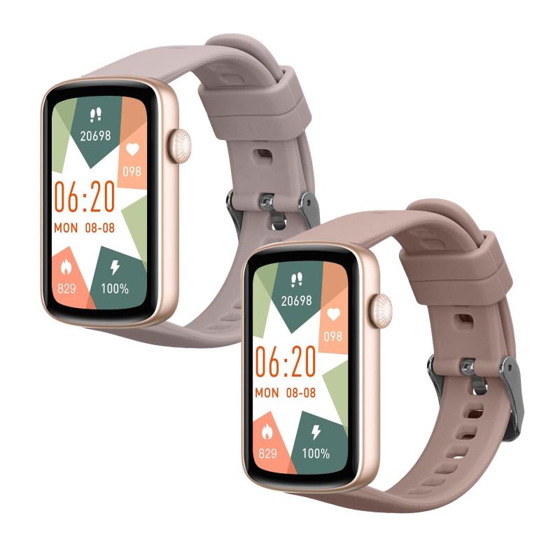 kwmobile 2x 交換バンド SHANG WING L2対応 ベルト - シリコンバンド ソフト TPU 耐久性 黒色/紺色ぴったり: SHANG WING L2対応リフレッシュ: あなたの古くなったスポーツウォッチの時計バンドを、こ...