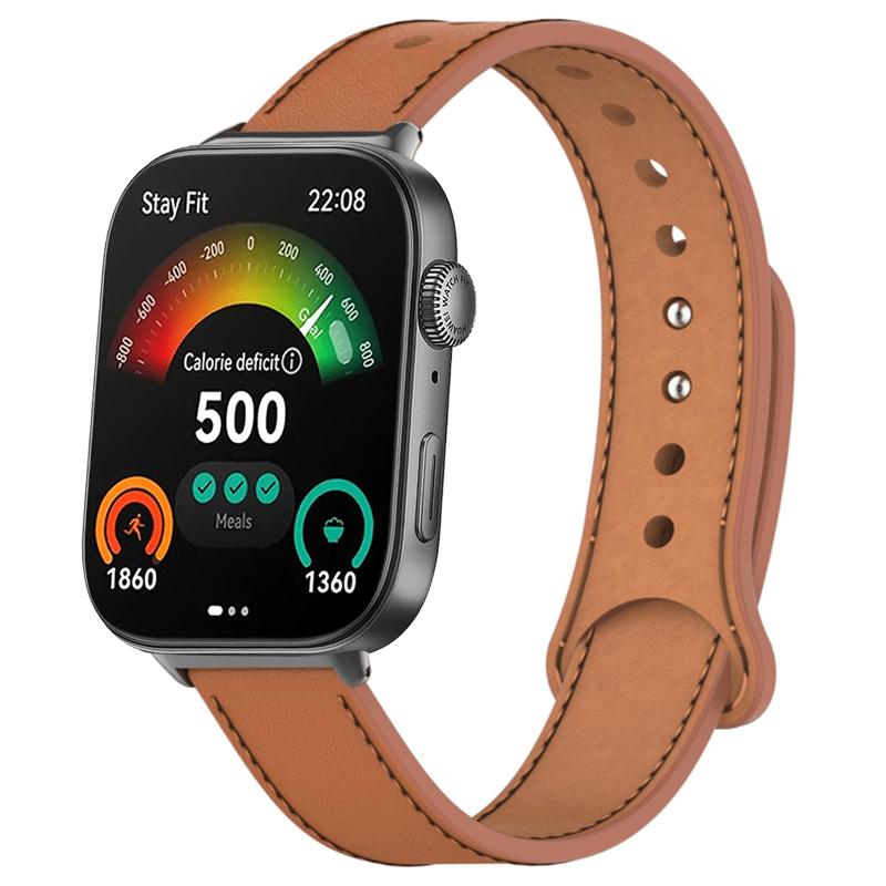[ROBANDOO] For HUAWEI WATCH FIT 4/ FIT 4 Pro/HUAWEI WATCH FIT 3 専用バンド 交換ベルト 本革製 リストバンド おしゃれ 脱着簡単 スポーツ ベルト 便利 簡単取り付け【適用機種...