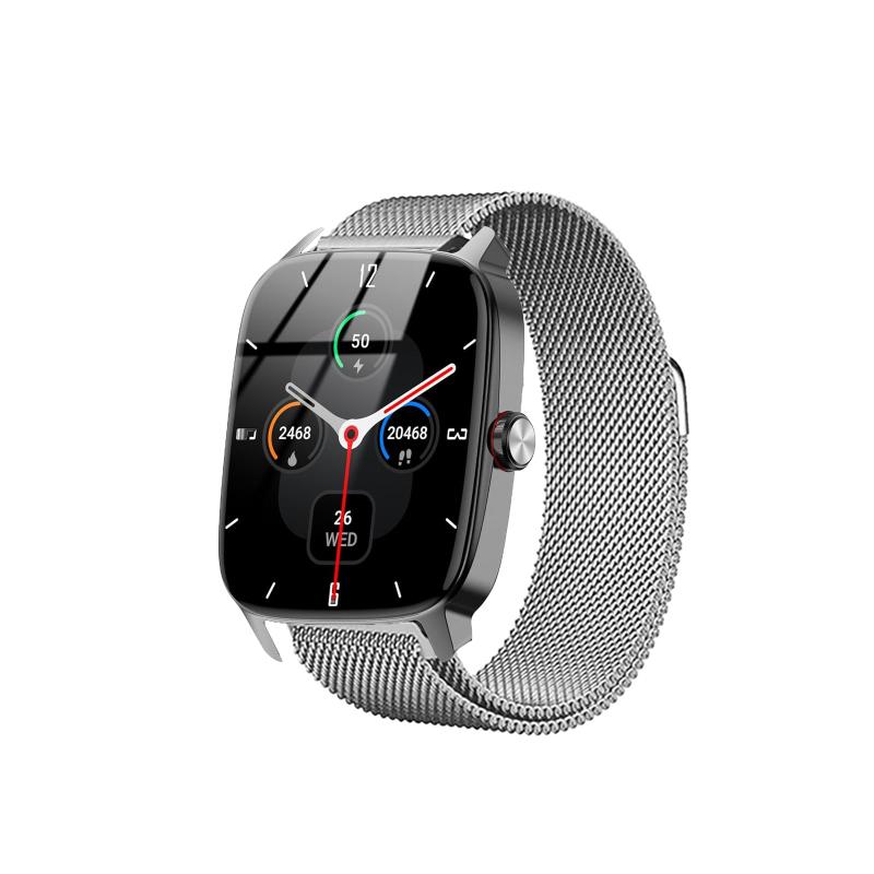 [SHANCHI] 【磁気式】 EchoByte TGW01 1.85インチ 用 交換バンド 22mm 磁気式ミラネーゼバンド 快適な通気性 ステンレス製 精密メッシュ編み ナノ浸透めっき 耐磨耗しない色 自由長さ調節 防水防塵防【対応機種...