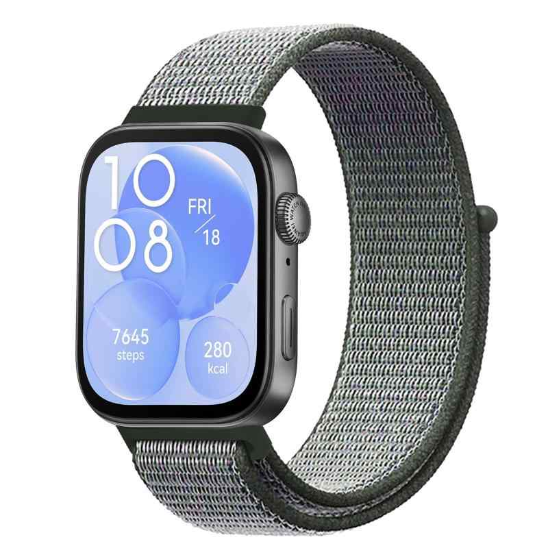 [KeeFos] バンド for HUAWEI WATCH FIT 5/FIT 5 Pro/FIT 4/FIT 4 Pro/FIT 3 対応 交換バンド ナイロン製 替えバンド ファーウェイ watch fit 3 バンド スポーツループベ...
