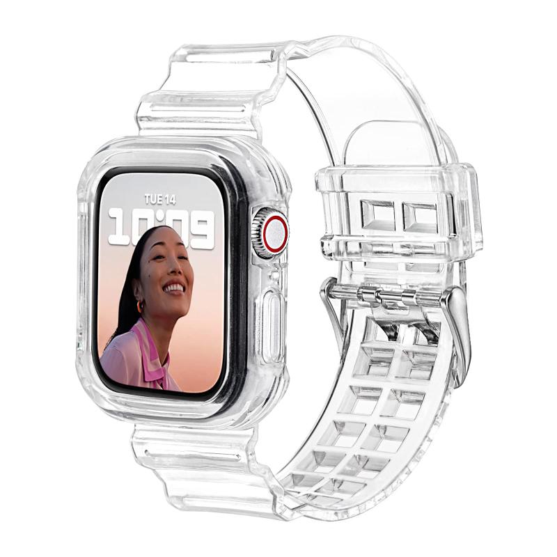 POLINK コンパチブル Apple Watch バンド 45mm 44mm 42mm 41mm 40mm 38mm 耐衝撃 上質なTPU 保護カバー エッジ保護 コンパチブル アップルウォッチ バンド コンパチブル iWatch Ser...