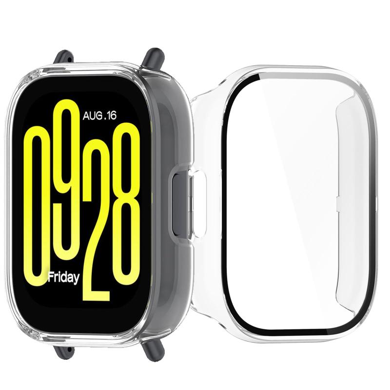 UIUIKA For（シャオミ）Redmi Watch 5 専用カバー Redmi Watch 5 保護ケース セット 強化ガラスフィルム+超耐衝撃PCフレーム 落下・衝撃・スクラッチ防止 反射低減 指紋防止 軽量スリム設計【対応機種】本製...