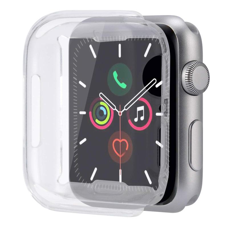 HXT 時計バンド コンパチブルApple Watch 透明 軽量 交換 ウォッチベルト シリコン クリアケース iWatchシリーズ 54321 適用 38mm 40mm 42mm 44mm (2枚)