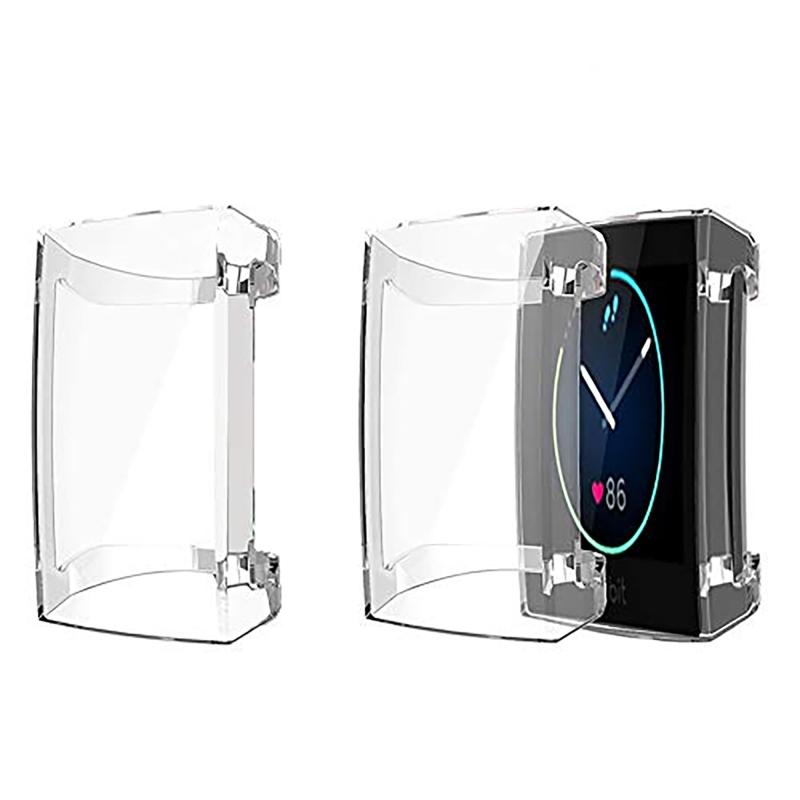 Lamshaw for Fitbit Charge4 ケース, TPU メッキ スクリーンカバー 全面保護バンパー シェル 脱着簡単 耐衝撃性 フィットビット 対応 Fitbit Charge4 フィットネストラッカー対応機種: Fitbi...