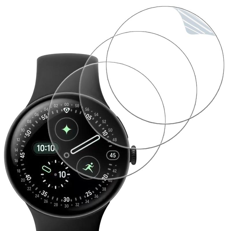 【3枚セットクリア】For Google Pixel Watch 4 フィルム 柔らかいTPU素材 画面保護 衝撃吸収 指紋防止 汚れ防止 高透過率 高感度タッチ ShellChic 簡単貼り付け 気泡防止 41mm 保護フィルム3 枚セッ...