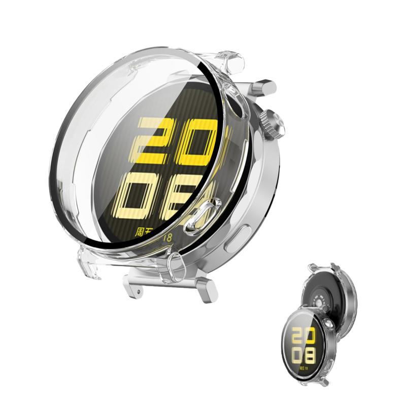 For HUAWEI WATCH GT 5 Pro 42mm 用 ケース カバー ガラスフイルム一体型ケース 【NOUKAJU】 PC+強化ガラスフ 保護 カバー 一体型 全面保護 超薄型 装着簡単 耐衝撃 高透過率 カバー 衝撃吸収 防塵...