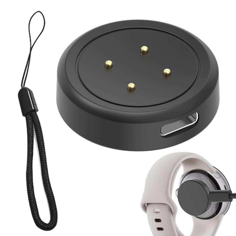 GYOKUYU [変換アダプタ] For Google Pixel Watch 3/2タイプCケーブル対応 磁気 for Fitbit sence2/sence/Fitbit versa4/3に対応 チャージャーポート チャージ 変換マイク...