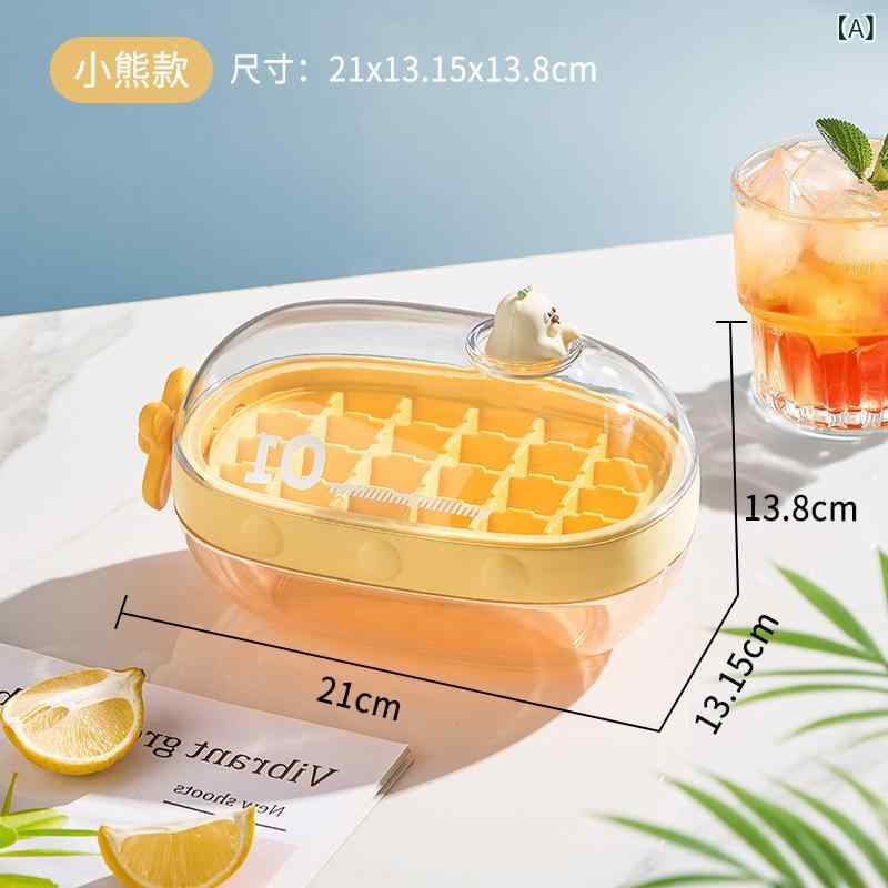 冷凍 氷の 鋳型は 氷の 格の 製氷の 神器を 押して 蓋の 食品 級の 自家製の 製氷 箱の 家庭 用 冷蔵庫の 貯蔵 箱を 持ちます。ブランド: その他輸入するかどうか: いいえ商品番号: SWNNBG材料: プラスチックORIGIN:...