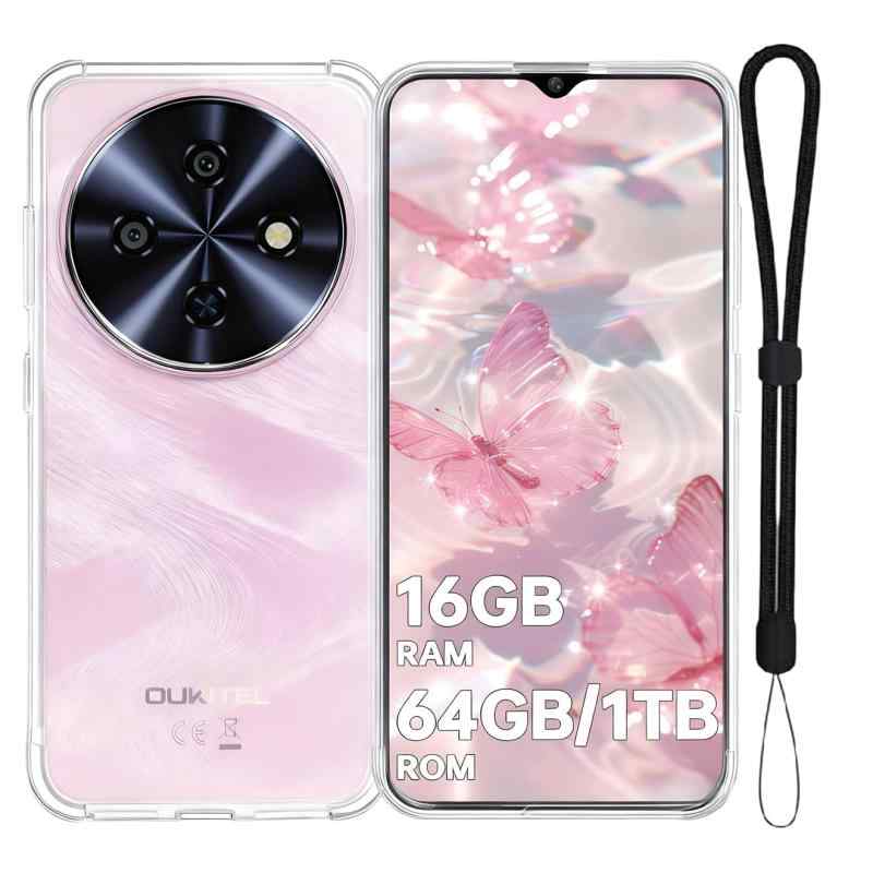 For OUKITEL C5 ケース クリア 保護カバー 【HASADEDE】 指紋防止 TPU素材 柔らかい手触り スクリーン &amp; カメラ保護 四角エアバッグ落下防止 耐衝撃 軽·薄型 黄変防止 擦り傷防止 OUKITEL C5 ...
