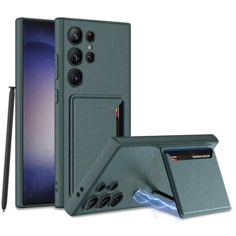 【NINKI】 適応 Galaxy S24 ultra 5G用 ケース 「docomo SC-52E / au SCG26」 カード収納カバー スタンド機能 二重構造（PC+レザー） 手触り良き 耐衝撃 ビジネス 充電対応 バンパー 充電 ...