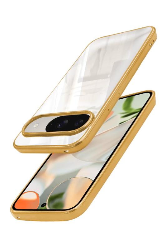 叶kanae カナエ Google Pixel9 / Pixel9 Pro クリアケース ケース カバー サイドメッキ加工 クリア ケース 1個入り【スマホを輝かせるクリアケース】サイドをメッキ加工することで端末本体にアクセントを付けてくれ...