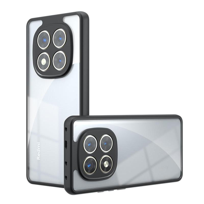 TIFIYA Redmi Note Pro 14 5G 用 ケース 黄ばみなし TPU+PC スマホケース カメラ保護 衝撃吸収 落下防止 redmi note pro 14 対応 カバー 耐久性 軽量 傷つけ防止 保護カバー（透明）【対応...