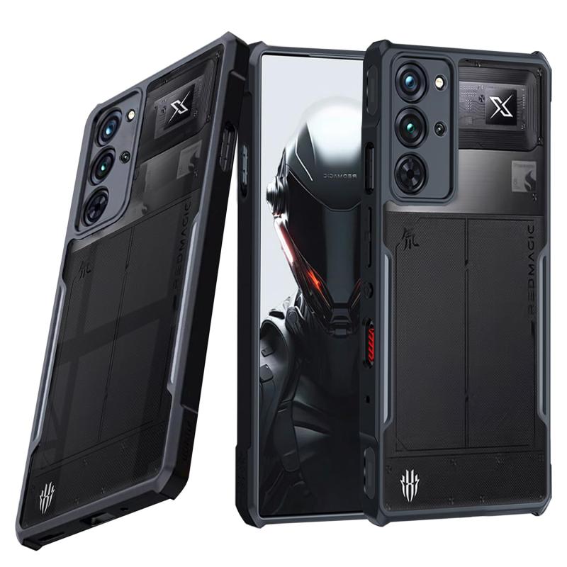 Guizzcg ZTE Nubia Red Magic 10 Pro / 10 Pro+/10S Pro/10S Pro+ 用ケース 超薄型 軽量カバー ソフトTPUバンパー + アクリル ミリタリーグレード エアバッグ 耐震 落下保護,ブ...