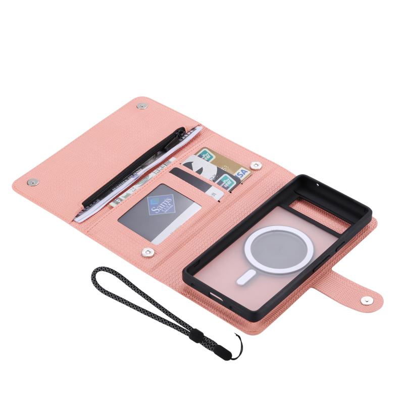 ViLi GHB Google Pixel 7a 対応 財布型 取外し可能 ケース 分離式 2way カード収納 ストラップ付 手帳型ケース