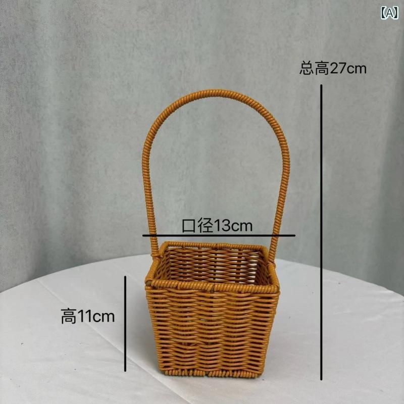 模造 籐 編み ハンド バスケット、 青い 花の バスケット、 写真 用の 花、 スイカの 青い バスケット、 手作りの 月と 日ブランド: other輸入するかどうか: いいえ材料: その他適用範囲: その他モデル: その他ORIGIN:...