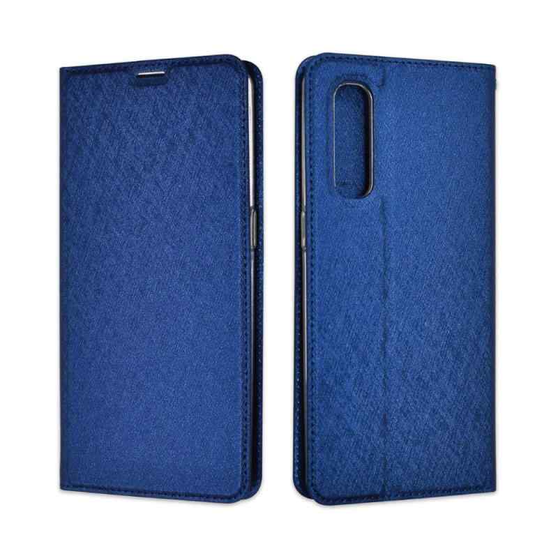 シズカウィル OPPO Rano3 5G ケース カバー 手帳型 スリム ケース ディープブルー 1個入り【機能美を追求した手帳型ケース】 shizukawillオリジナルデザイン シンプル且つスリムな手帳型ケース シンプルなデザインなので...