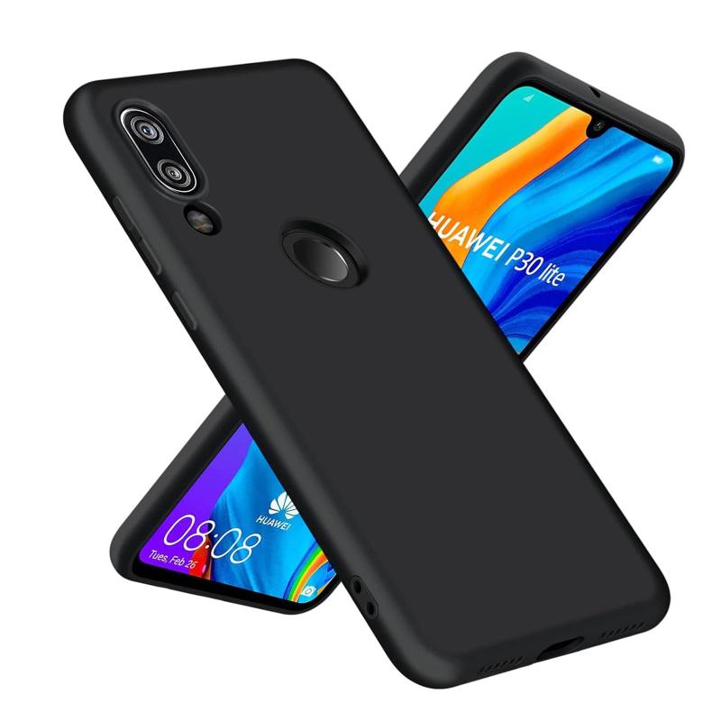 対応 Huawei Nova Lite 3 ケース マットブラック 柔軟 カバー 薄型 Huawei P Smart 2019 カバー TPU 保護 ソフト 軽量 落下防止 衝撃吸収 耐衝撃 擦り傷防止 Honor 10 Lite ケース ...