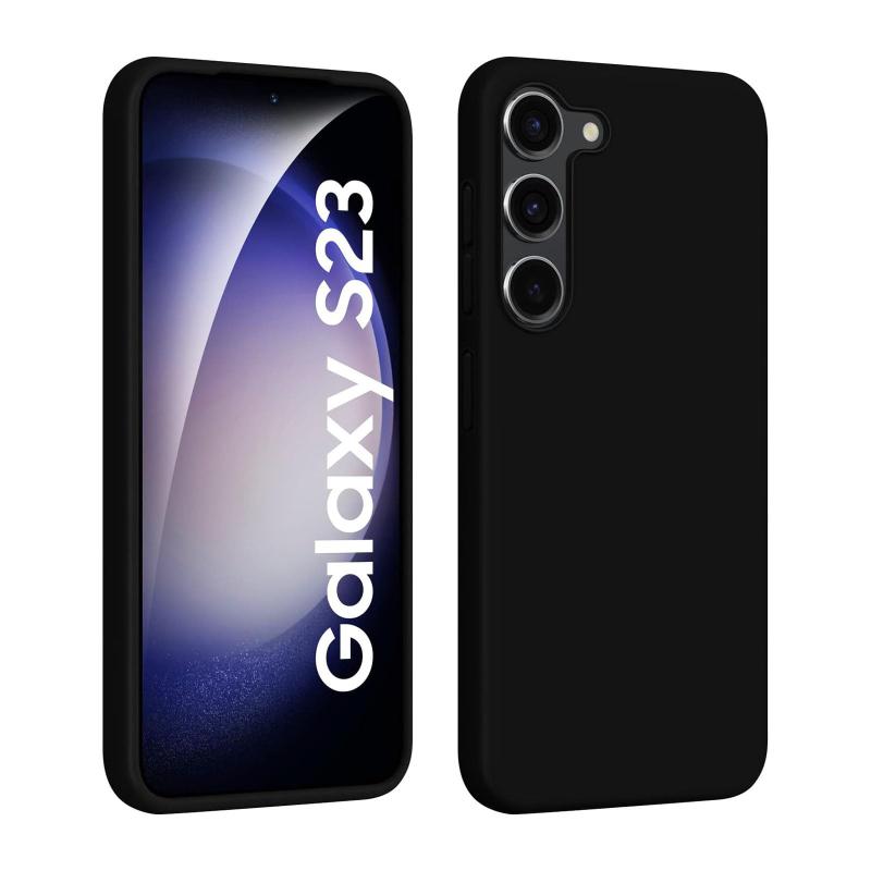 対応 Galaxy S23 5G ケース マットブラック 柔軟 カバー 薄型 Galaxy S23 5G カバー TPU 保護 ソフト 軽量 落下防止 衝撃吸収 耐衝撃 擦り傷防止 ギャラクシーS23 ケース マット質感 スマホカバー 黒い...