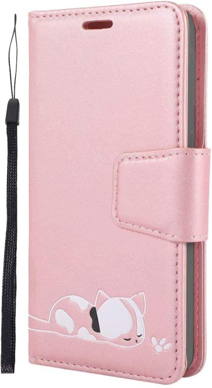 FOR Galaxy A32 SCG08 ケース 手帳型 FOR Galaxy A32 SCG08 財布型 カバー カード収納 スタンド機能 レザー ケース 手帳 かわいい 猫 全面保護カバー (FOR Galaxy A32 SCG08, ...