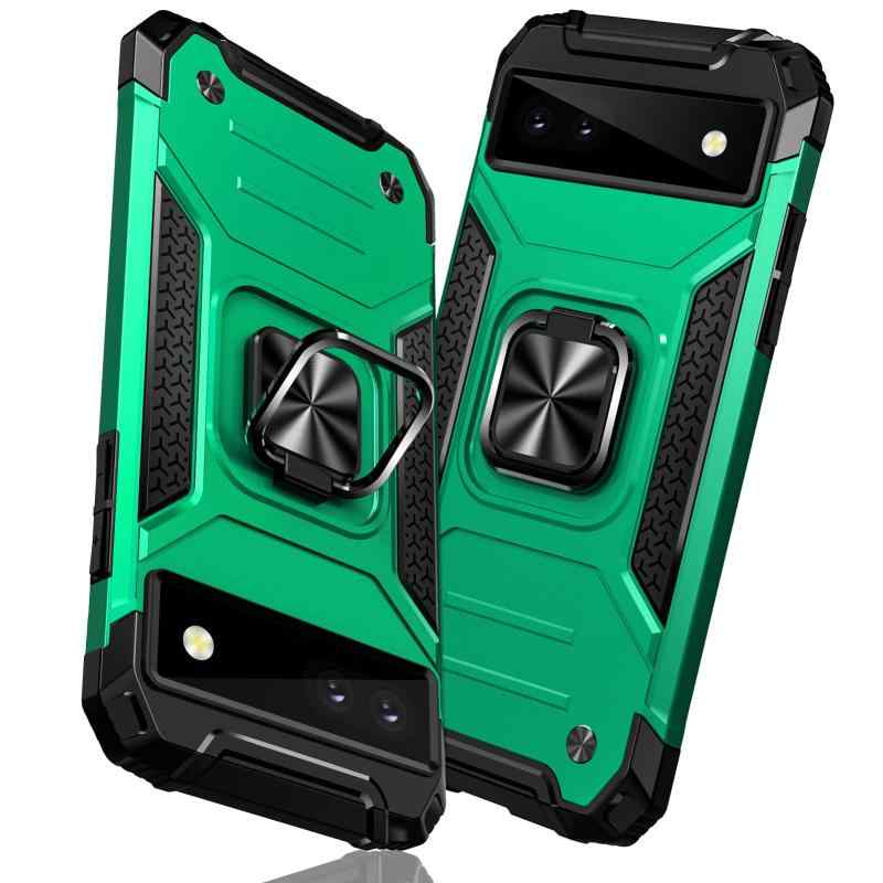 TMUJWS Google Pixel 7 Pro 用のケース リング 衝撃吸収 耐衝撃 TPU+PCバンパー 二重構造 米軍MIL規格 全面保護 車載ホルダー対応 擦り傷防止 滑り止め 軽量 薄型 グーグル ピクセル 7 pro 用のケー...