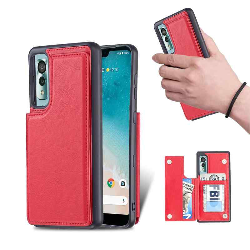 for 京セラ Kyocera Android One S8 ケース スタンド機能 ケース ICカード収納 カード 背面カード収納 左と右の電話ケースを反転、シンプルなレトロなファッション、防水と防汚電話ホルダー、多機サポートモデル： fo...