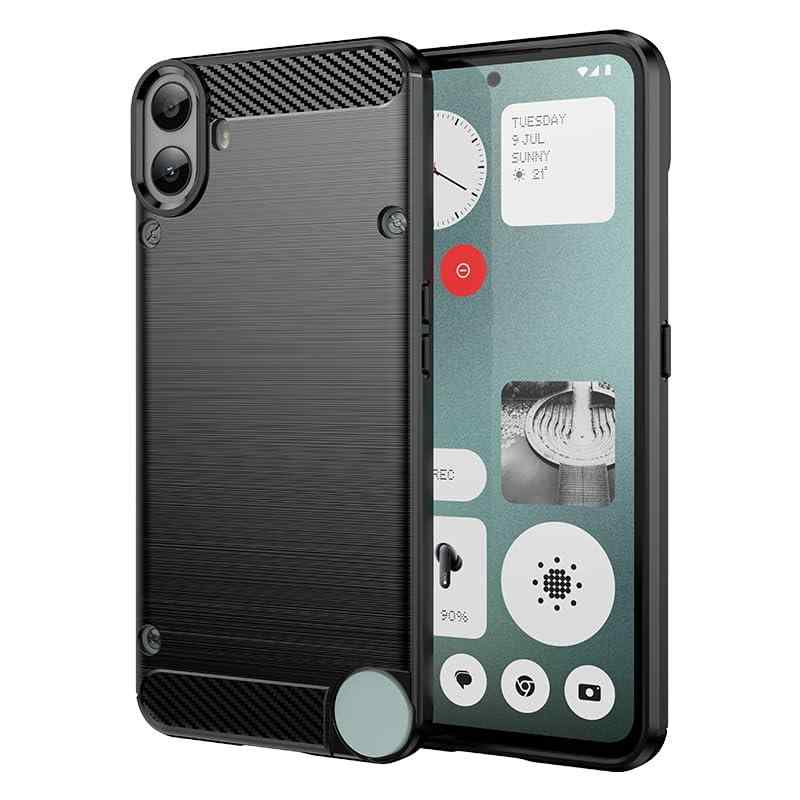 Gosento For Nothing CMF Phone 1 ケース シリコン 衝撃吸収カバー 防指紋 Nothing CMF Phone1 カバー