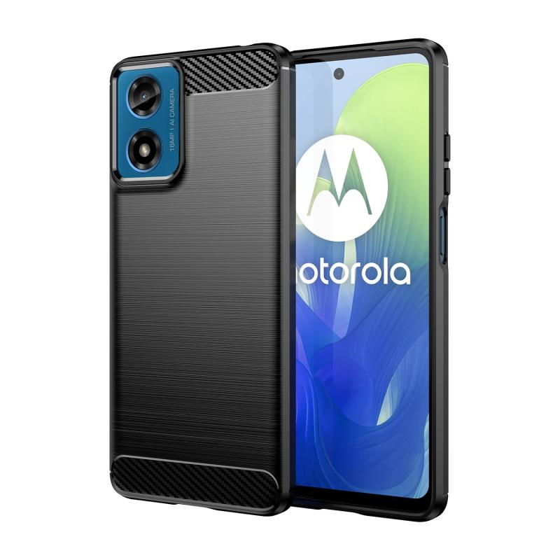 Gosento For Moto G24 5G ケース シリコン 衝撃吸収カバー 防指紋 Moto G24 5G カバー