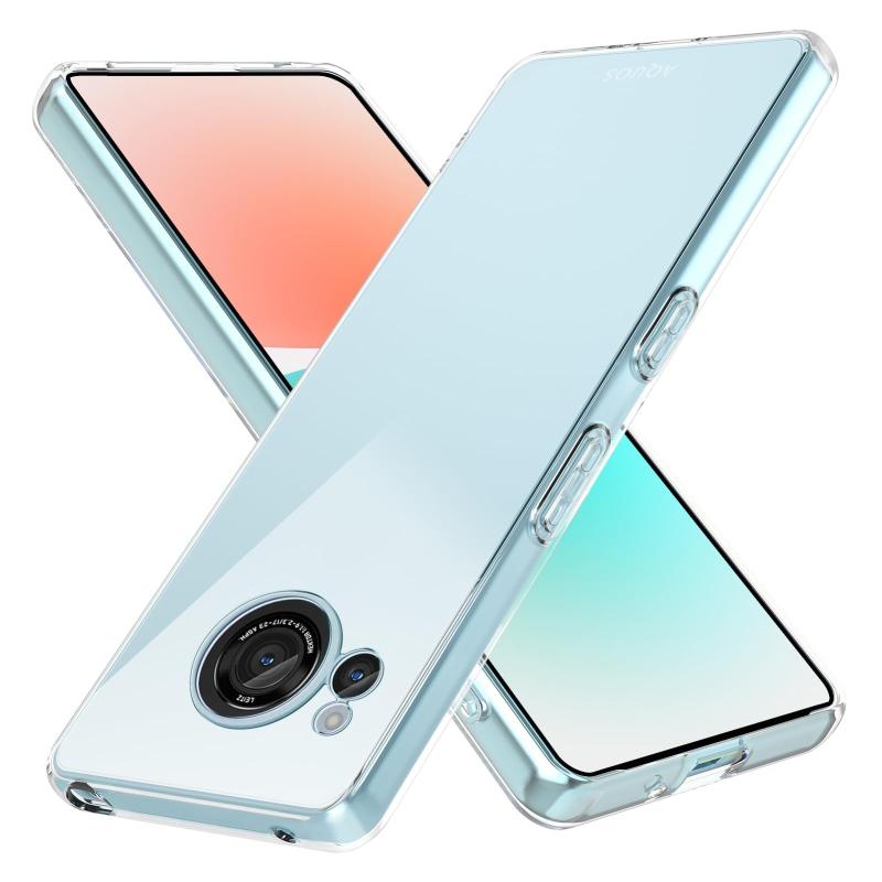 AQUOS R8 ケース 耐衝撃 クリア 薄型 軽量 TPU 黄変防止 米軍MIL規格 特徴 透明 一体型 SH-52D カバー 衝撃吸収 スマホケース 透明 LR-014-R8-01【透明感】AQUOS R8。高品質のTPUは、優れたTP...