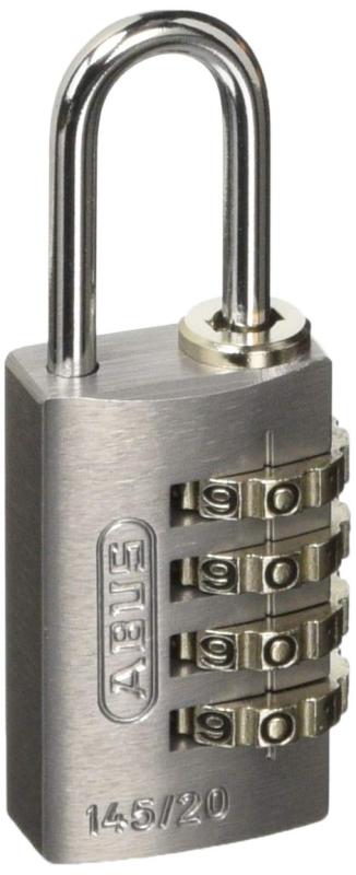 アバス社 ABUS ナンバー可変式4段ダイヤル南京錠 145-4d 20 SI 145-4D20SI 南京錠