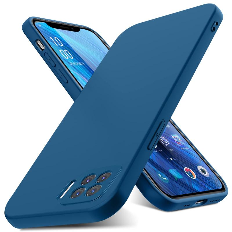 OPPO A73 ケース 薄型 tpu カバー シリコン ソフト オッポ A73 ケース 耐衝撃 黄変防止 スリム 磨り表面 指紋防止カバー 柔らかい裏地 滑り止め 柔軟性 オッポ 携帯カバー 青 HB-YTGJ-01-03【対応機種】：O...