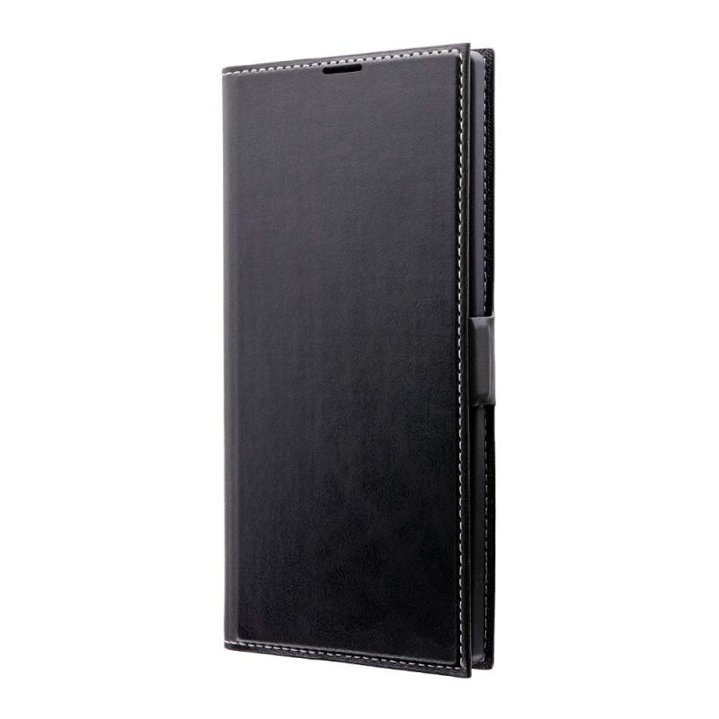 ルプラス Galaxy Note 10+ SC-01M/SCV45 薄型PUレザーフラップケース「PRIME」 ブラック LP-M19WG1PRIBK上質なPUレザーを使用したベーシックな手帳型ケースすぐ取り出せて嵩張らないカード収納ポケッ...