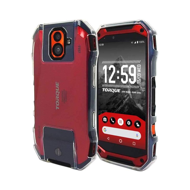 TORQUE G04 スマホケース KYV46 クリア カバー 耐衝撃 薄型 耐熱性 シンプル 高光沢 軽量 ソフト ラバーケース 【Provare】 (TORQUE G04, クリア)【対応機種】TORQUE G04　KYV46【カラー/...
