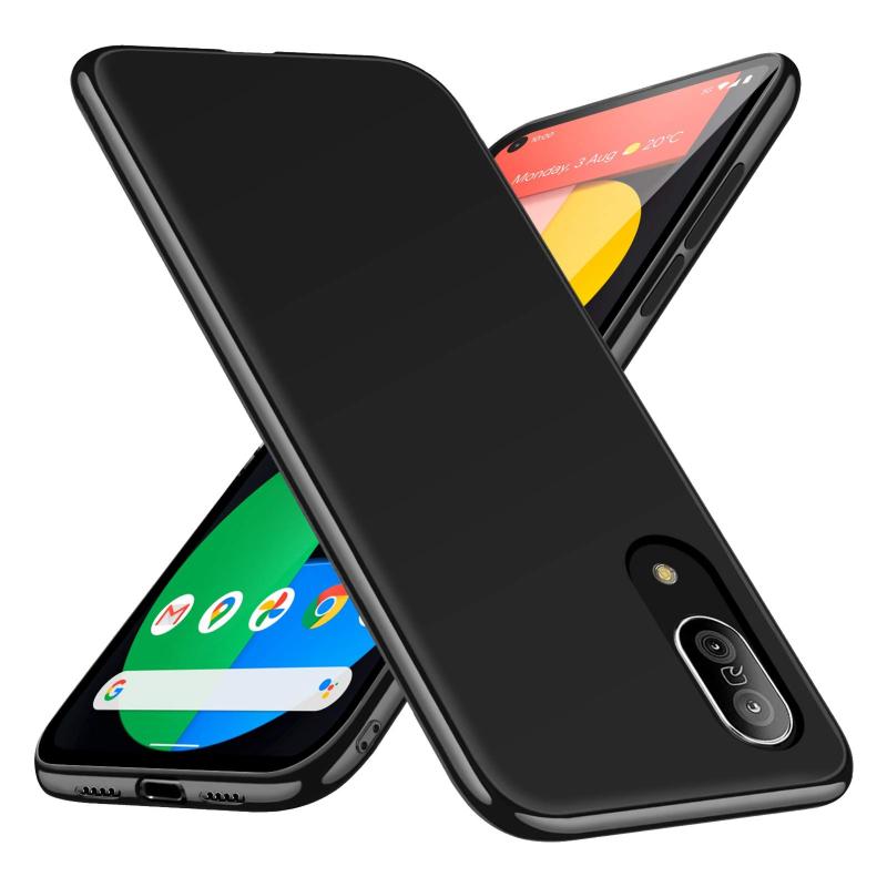 TLOMPLO 対応 AQUOS sense3 用の ケース耐衝撃 tpu シリコン 薄型 スリム磨り表面 指紋防止カバー 耐衝撃 米軍MIL規格 ストラップホール付き 黄ばみなし レンズ保護 滑り止め 柔軟性 擦り傷防止 SH-02【対応...