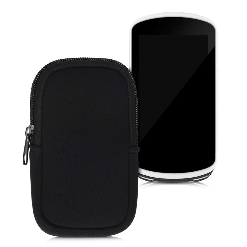 kwmobile 保護ケース Garmin Edge 1030 / 1030 Plus / 1000対応 - 自転車 GPS ネオプレン クッション 耐衝撃 プロテクター - 黒色全方位保護: 大切なサイクリングデバイスに保護ケースで、新し...