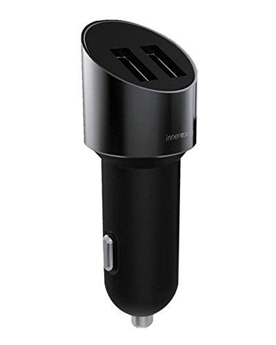 InnerExile Capsule Dual Port Car Charger 4.2A Blackブラック