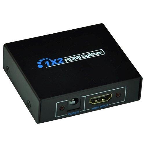 hdmi 分配器 1入力2出力1×2 HDMIスプリッター 2台のHDMI搭載機器に出力可能 フルハイビジョン 3D 1080p/Ver1.3対応1入力2出力 HDMI分配器高画質ハイビジョン480i, 576i,480p, 576p, 7...