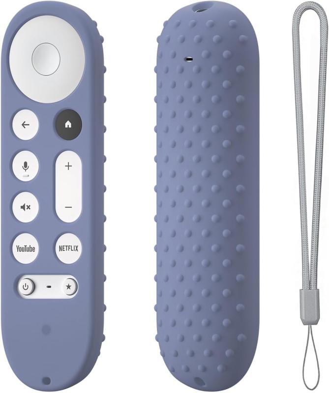 DONLAONE 互換可能 TV 4K 2024 音声リモコンカバー シリコン 保護ケース 落下防止 滑り止め保護シリコンケース: このぴったりフィットするシリコンカバーケースで、 TV リモコン 2024 を偶発的な落下、傷、摩耗から保護...