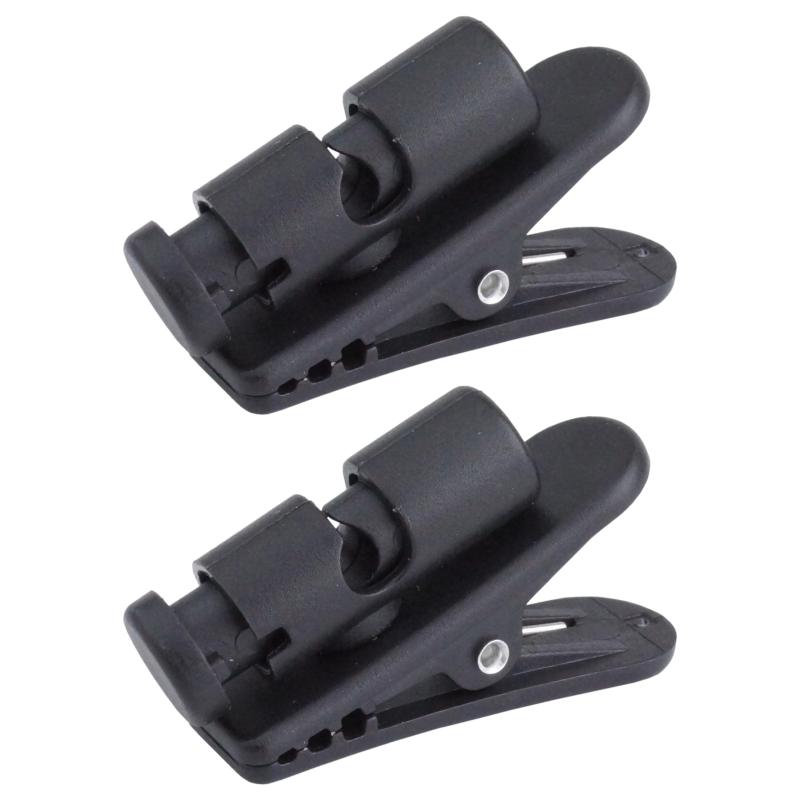 KOYOKOMA イヤホン ケーブル クリップ ヘッドホン コード クリップ 360度回転 固定 2個セット 軽量 小型イヤホンのケーブルがぶらついて、邪魔になる際に便利なケーブルクリップ。ケーブルを本体にセットしてクリップを服に挟むだけの...