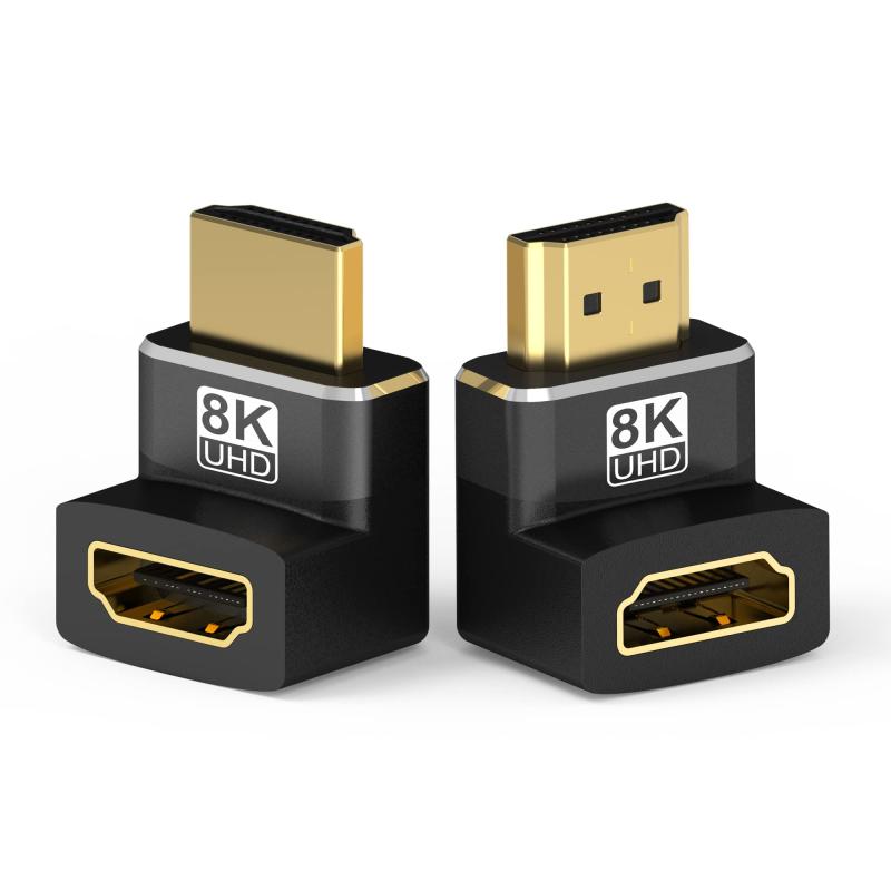 FDBRO HDMI 2.1 変換アダプター 8K@60Hz 4K@120Hz（2個セット）