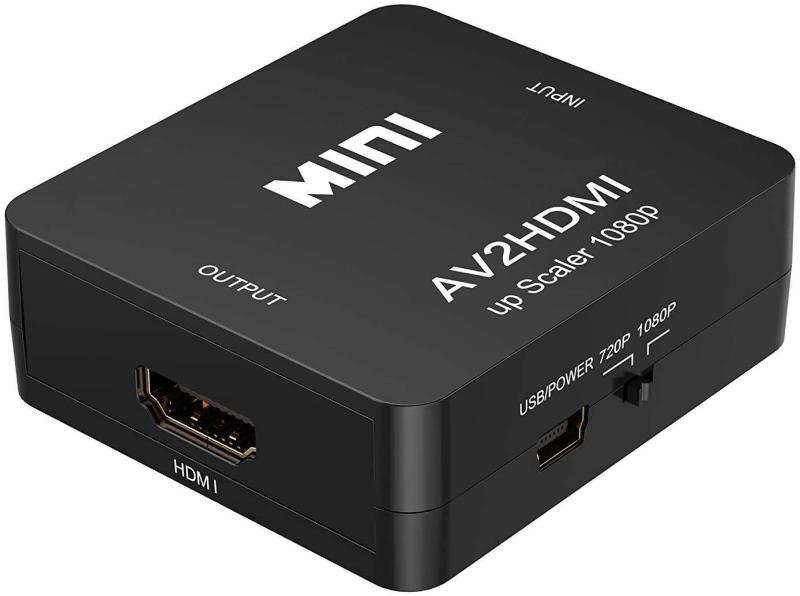 ZOYUBS RCA to HDMI変換コンバーター AV hdmi コンバーター AV to HDMI変換コンバーター AV to HDMI 変換器 コンポジットをHDMIに変換アダプタ AV to HDMI 変換器 RCA/AVケーブル...