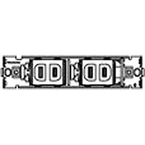 パナソニック(Panasonic) 器具用 フルカラー2P コンセント×2 シロ WCF2011Wカラー:ミルキーホワイト定格:15A 300V発売日:1980年11月1日