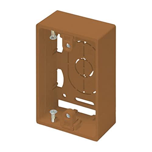 マサル ニュー・エフモール付属品 露出ボックス 1個用 浅型 ブラウン SFBA16色:ブラウン幅(mm):74厚さ(mm):39長さ(mm):120.5電気用品安全法対象品(PSE)