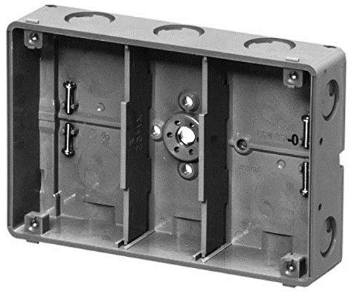 未来工業 埋込スイッチボックス 塗代無・側面ノック付・3個用浅形 1個価格 CSW-3SN-Oメーカー型式:CSW-3SN-O