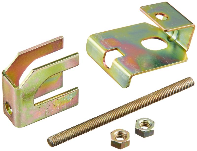 ネグロス電工 パイラック 補強金具 PHRH7590H形鋼にパイラック施工時の水平方向に対して、外れにくくするための補強金具です。パイラック型吊り金具にも適合します。