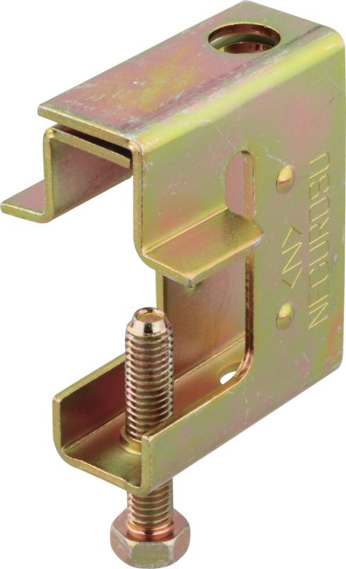 ネグロス電工 吊り金具 一般形鋼用 ステンレス S-BC6H引っ張りに対して、確実な支持ができる様に、クボミ先構造のねじを使用しています。BC6Hは、形鋼にダクターチャンネルを支持することもできます。